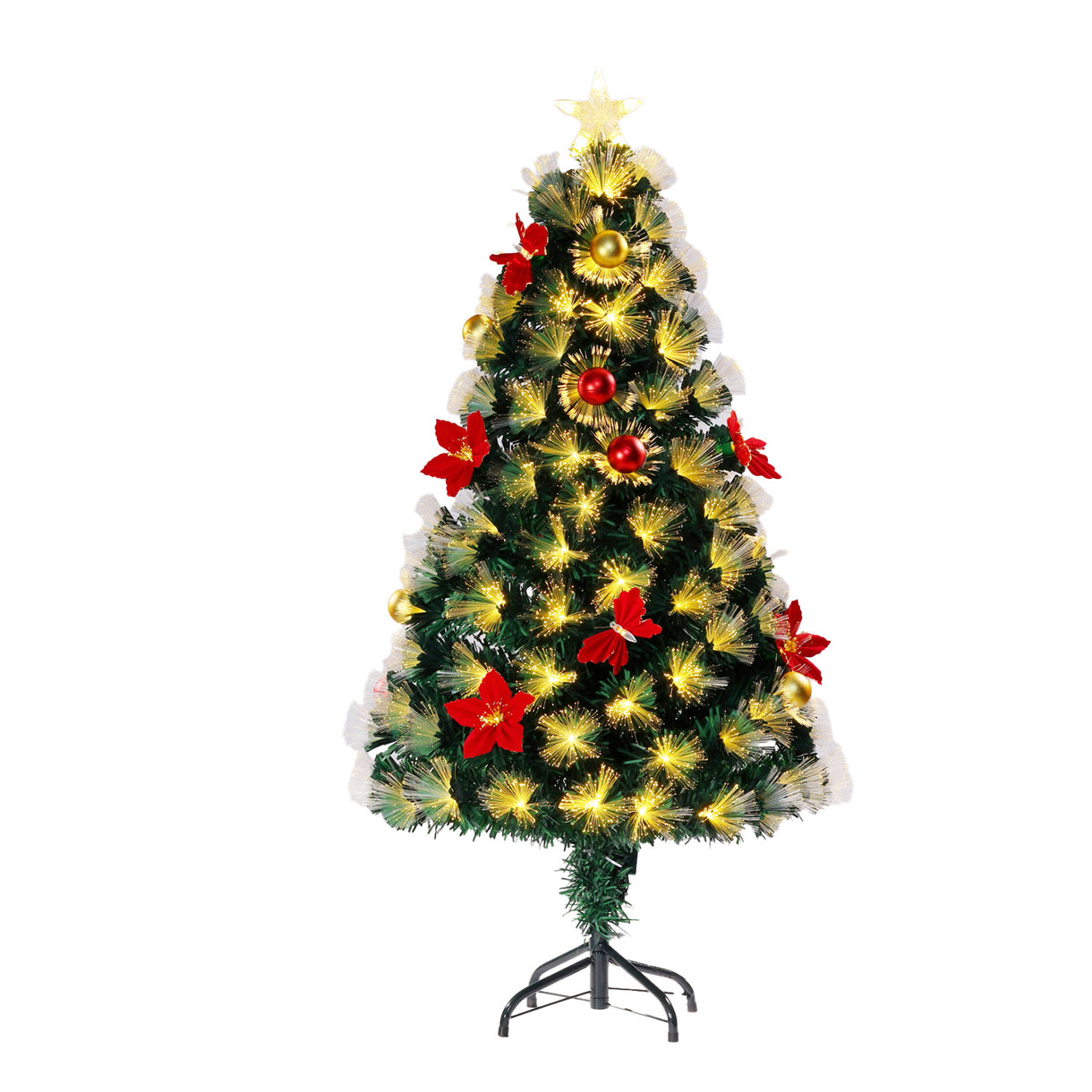 Noma - 90cm Artificial Wimpole Tree with Velvet Poinsettia – Plymouth ...